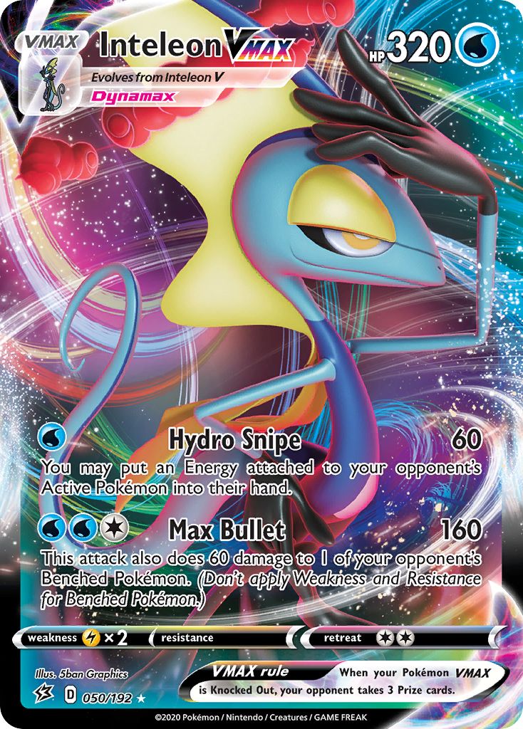 Serebii Pok mon Card Database Rebel Clash 50 Inteleon VMAX Serebii Pok mon Card Database Rebel Clash 50 Inteleon VMAX